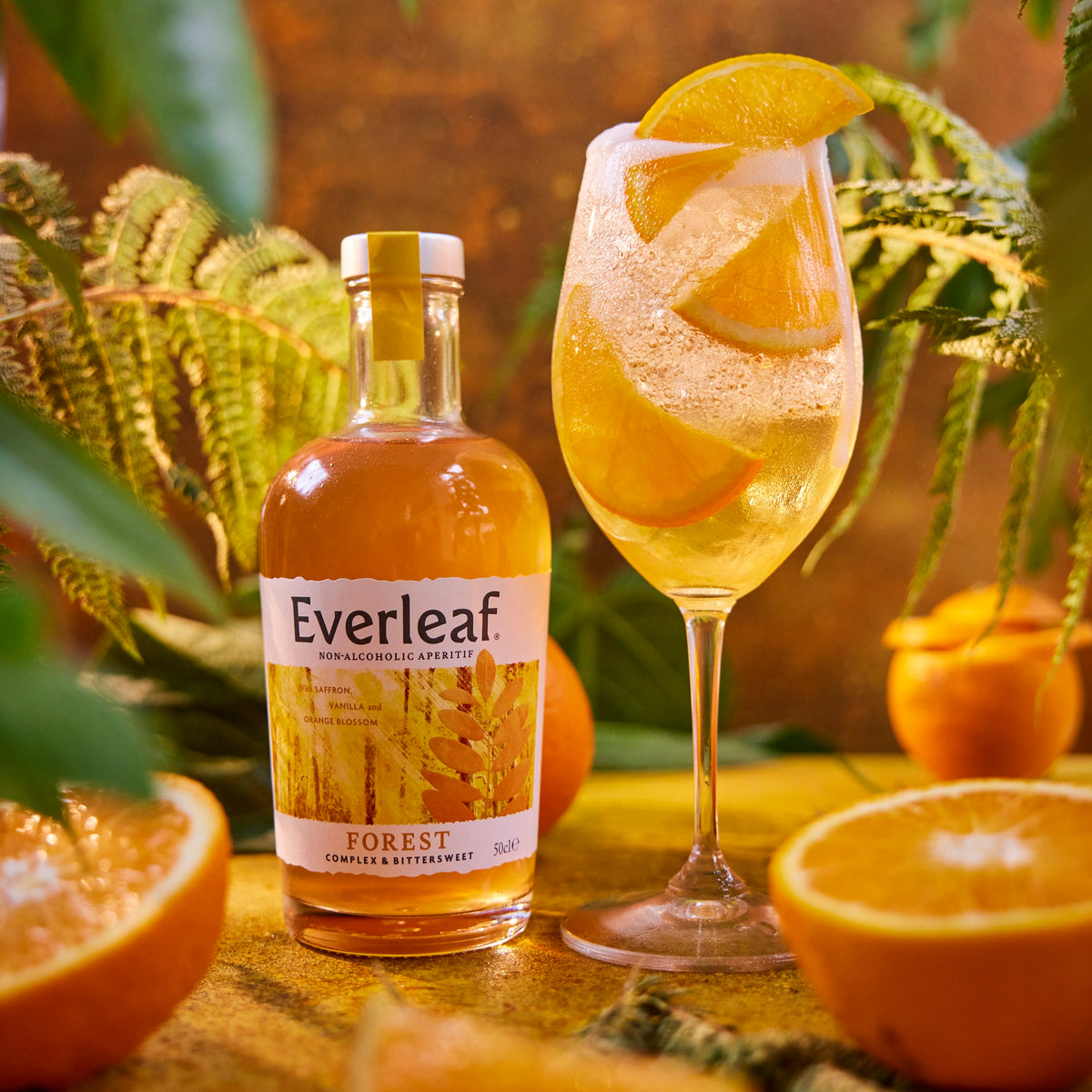 Everleaf Forest - non-alcoholic aperitif with saffron and vanilla